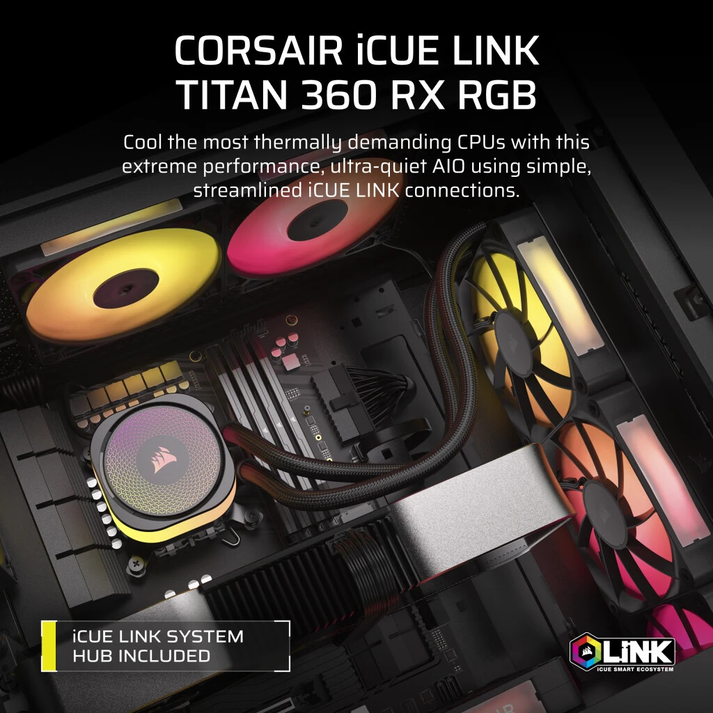 CORSAIR запускает новую линейку AIO-кулеров iCUE LINK TITAN RX RGB - PC ...